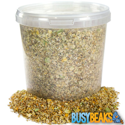 1L BusyBeaks Duck & Goose Mix - Premium Nutritious Corn Wheat Food For ...