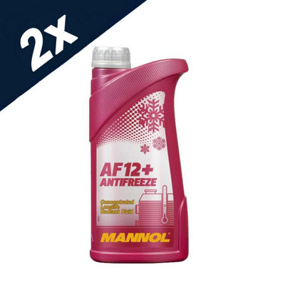 1Lx2 AF12+ LONGLIFE Red AntiFreeze Summer - Winter Coolant Concentrate ...