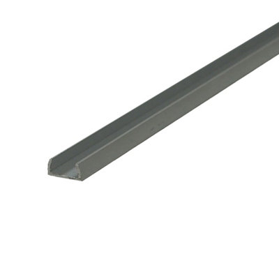 1M Aluminium LED Strip Extrusion - Surface Mounted Profile for ...