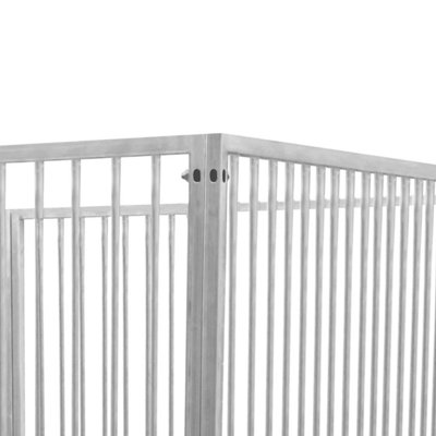 1m Dog Run Panel With Door - 8cm Bar Spacing