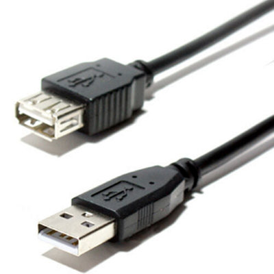 1m USB A Male To Female Extension Laptop PC Cable Lead 2.0 iPhone Plug ...