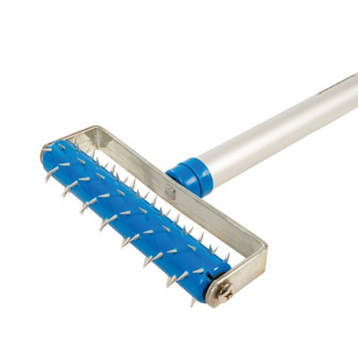 1m Wallpaper Perforator Roller & Extension Pole Steam Stripper Wall ...