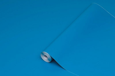 1m x 45cm Air Blue Matt Vinyl Film Wrap Sticky Back Plastic Self ...
