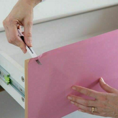 1m x 45cm Cherry Pink Glossy Self Adhesive Sticky Back Plastic Vinyl ...