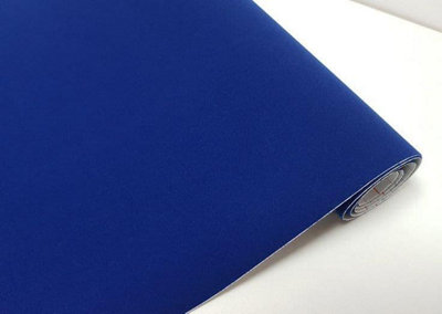 1m x 45cm Navy Blue Velour Vinyl Sticky Back Plastic Self Adhesive ...