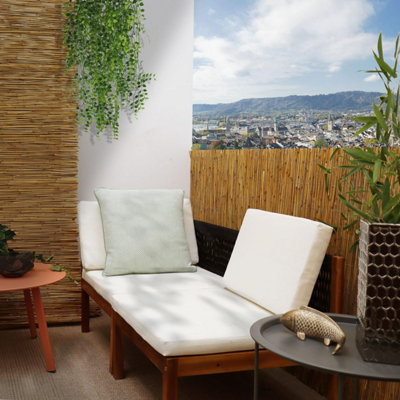 1m x 4m Natural Split Reed Fence Privacy Decorative Fencing Hand-Woven ...