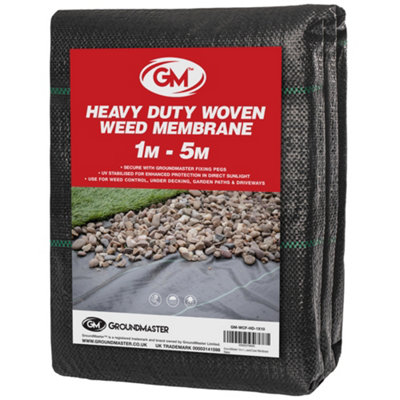 1m x 80m Heavy Duty Woven Weed Control Ground Mulch Landscape Fabric