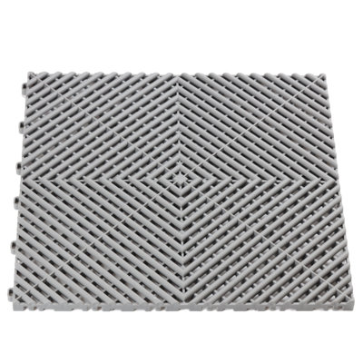 1m2 Vented Light Grey Garage Floor Tiles