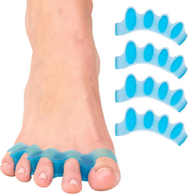 1Pairs Silicone Toe Spacers and Separators for Correct Toe Alignment ...
