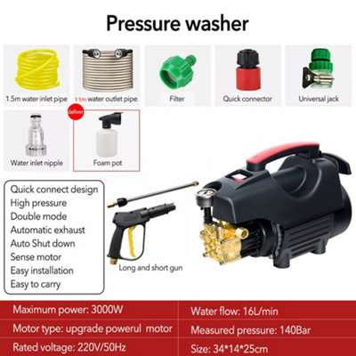 1pc High Pressure Water Washer Gun Spray Cleaner Kit Car Wash Lance ...