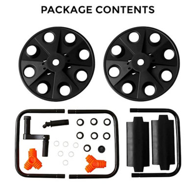 1pc Portable Hose Reel Standing Garden Water Pipe Rust Proof Water Pipe ...