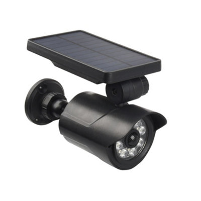 1pc Solar Dummy Security Camera CCTV with LED Light PIR Motion Sensor ...