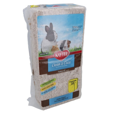 1PK 24.6L Brown Clean & Cozy Small Animals Bedding 99% Dust Free Odor ...