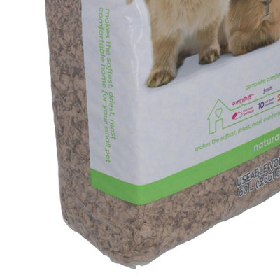 1Pk Natural 60L Quality Pet Small Animal Bedding Cage Bedding 99% Dust Free