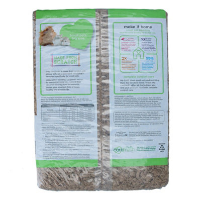 1Pk Natural 60L Quality Pet Small Animal Bedding Cage Bedding 99% Dust Free
