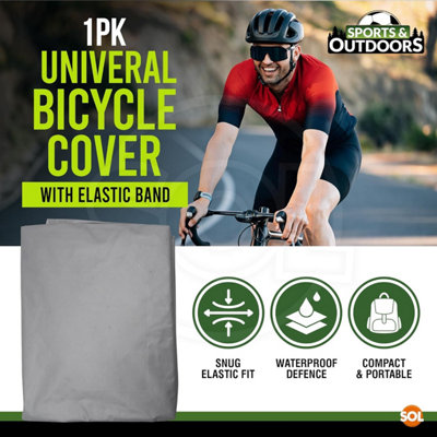 1PK UNIVERSAL BICYCLE COVER WITH ELASTIC BAND, WATERPROOF UV AND DUST ...