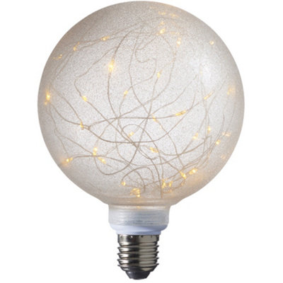 1W E27 Globe LED Lamp - Mini String LED Lights - Frosted Glass Light ...