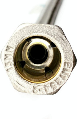 1X 1/2" BSP X 15MM COMPRESSION WITH ISOLATION VALVE (300MM LONG) WRAS ...