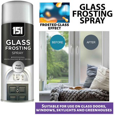 1x 151 Glass Frosting Spray Auto Car Multi-Purpose 400ml | DIY at B&Q