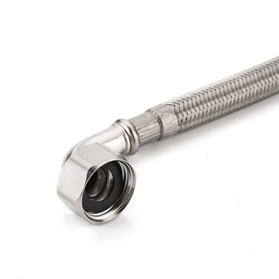 1x Home Range 1/2" ELBOW (Angled) BSP x 15mm Compression (500mm long ...