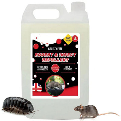 1x Ready To Use 5L Rodent & Insect Repellent For Home, Garden, Office ...