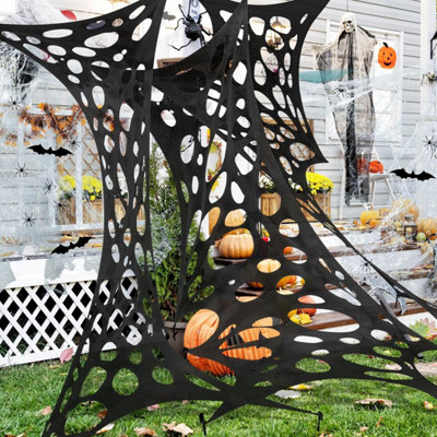 1x6M Halloween Spider Web Decoration-Stretchable Halloween Cobwebs ...