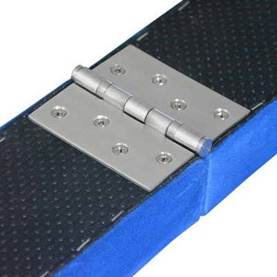 2.1M Folding Gymnastic Beam, Portable Floor Balance Beam Blue