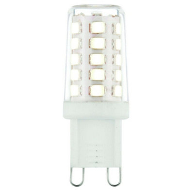 2.3W LED G9 Light Bulb Clear Cool White 4000K 220 Lumen Mini Small ...