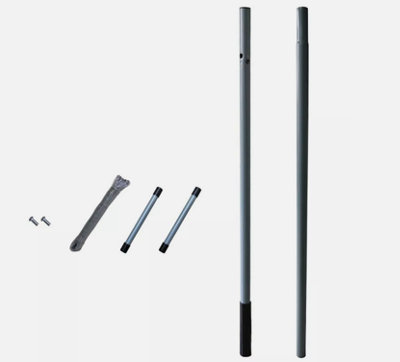 2.4m Heavy Duty Galvanised Powder Coated Clothes Line Post