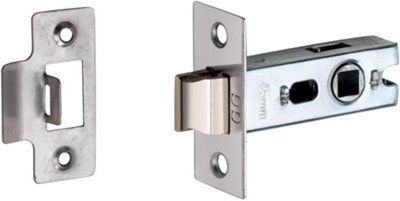 2.5" Bolt Through Tubular Latch 2.5" 64mm Body Chrome Finish