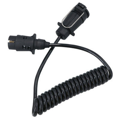 2.5m Trailer Light Electrics Extension Cable Male To Female 7 Pin Plug ...