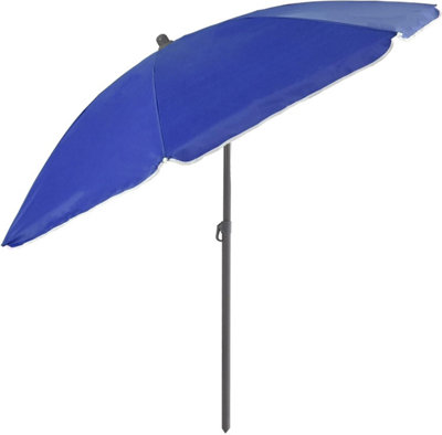 2.8m Blue Garden Parasol Umbrella Sun Shelter