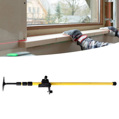 2.8M Laser Leveling Telescoping Pole Adjustable Mounting Pole For Line ...