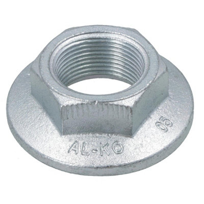 2 Alko Knott Axle Axles Trailer Brake Drum Hub Nut One Shot 24mm x 2 ...