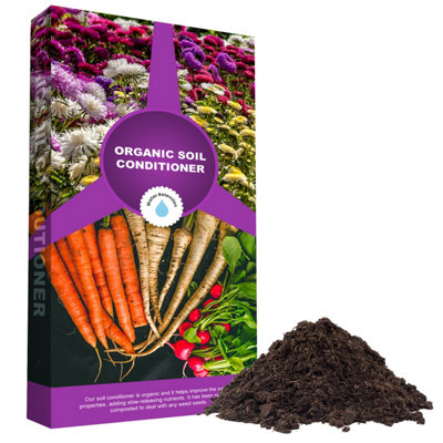 2 Bags (120 Litres) Organic Garden Soil Conditioner Compost Soil Bags ...