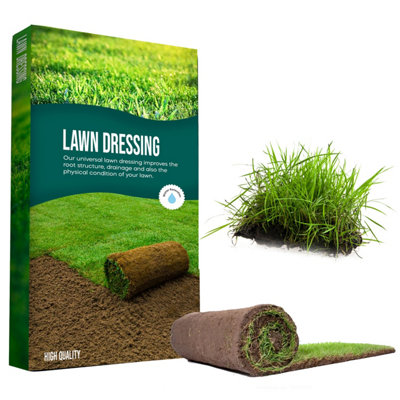 2 Bags (50 Litres) Lawn & Turf Dressing Soil Bags For Creating Lovely ...