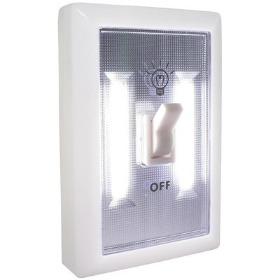 2 COB Wireless LED Light with Switch - 100 Lumen Portable Battery ...