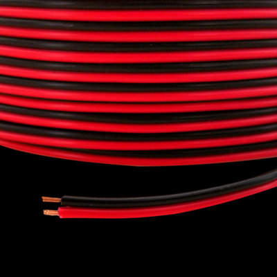 2 Core 20AWG Red/Black Cable (for single colour LED strip), 100m