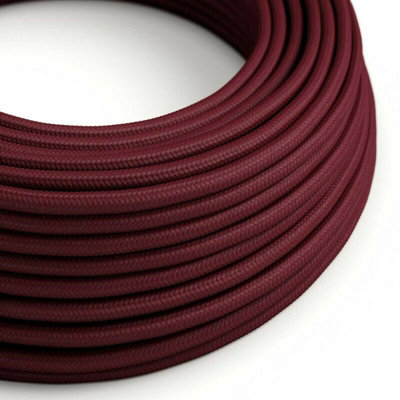 2 Core Round Electrical Cable 5m Flex, Antique 16.4ft Vintage Fabric ...