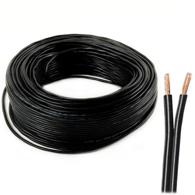 2 Core Speaker Cable 2 x 0.50mm Wire Ideal for Car Audio & Home HiFi ...