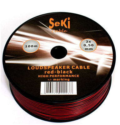 2 Core Speaker Cable 2 x 0.50mm Wire Ideal for Car Audio & Home HiFi ...