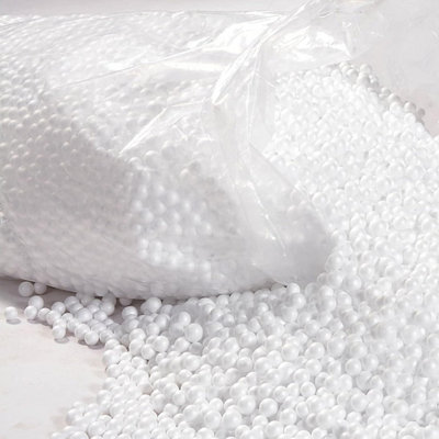 2 Cubic Ft Extra Top Up Booster Refill White Polystyrene Bead Filling Balls
