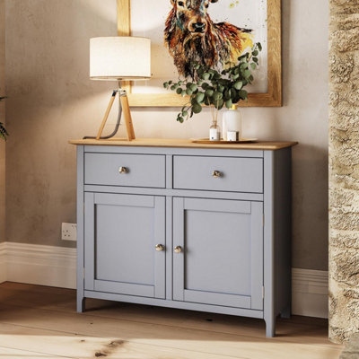 Ready assembled grey sideboard store