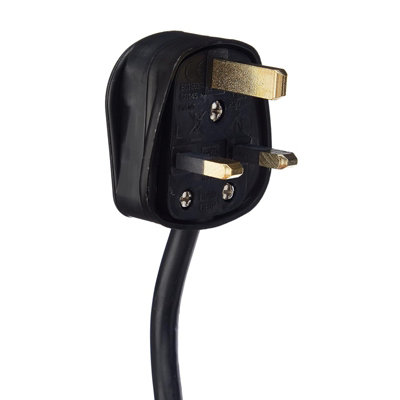 2 Gang Cable Reel Mains Extension Lead 10A with Safety Cut Off, 5m