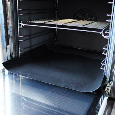 2 Heavy Duty Teflon Oven Liner Protector Sheet Mat Non Stick Reusable ...