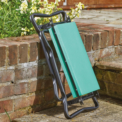 2-in-1 Folding Garden Kneeler or Seat - Foldable Garden or DIY Kneeling ...