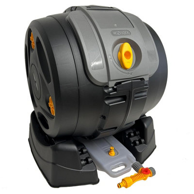 2 in 1 Garden Rotating Tumbling Composter Bin Waste 100 Litre Click ...