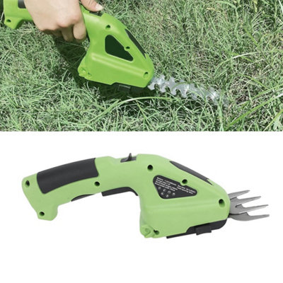2 in 1 Hedge Trimmer Cordless Electric 7.2V Handheld Multi Tool Bush ...