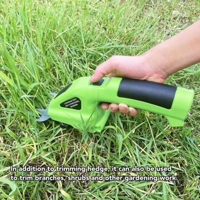 2 in 1 Hedge Trimmer Cordless Electric 7.2V Handheld Multi Tool Bush ...