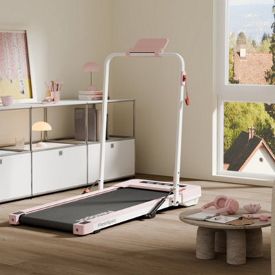 2-in-1 Treadmill with Remote Control GP02 in Pink